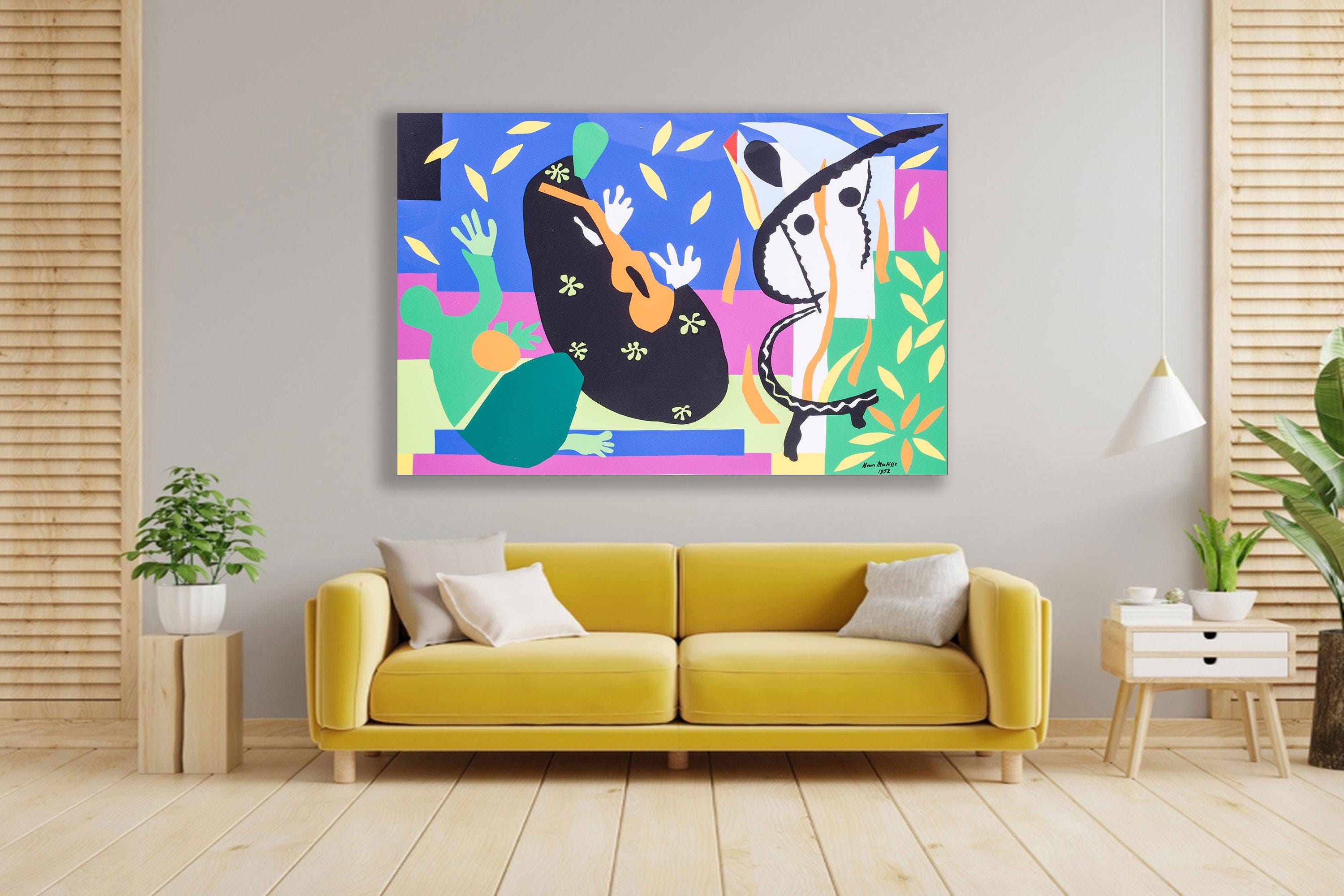 Matisse 'the Sorrows of the King' Canvas Print: Modern Abstract Wall ...