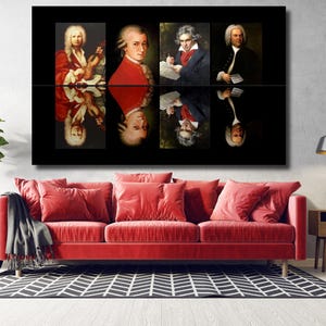 The Composers Canvas: Ludwig Van Beethoven/wolfgang Amadeus Mozart ...