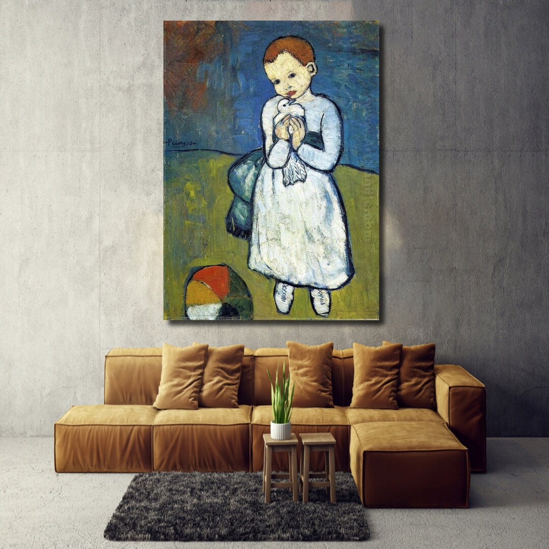 Pablo Picasso Child With a Dove, Picasso Canvas, Pablo Picasso Wall Art ...
