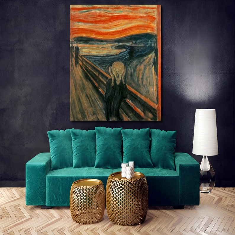 The Scream by Edvard Munch: Expressionist Canvas Print - Etsy