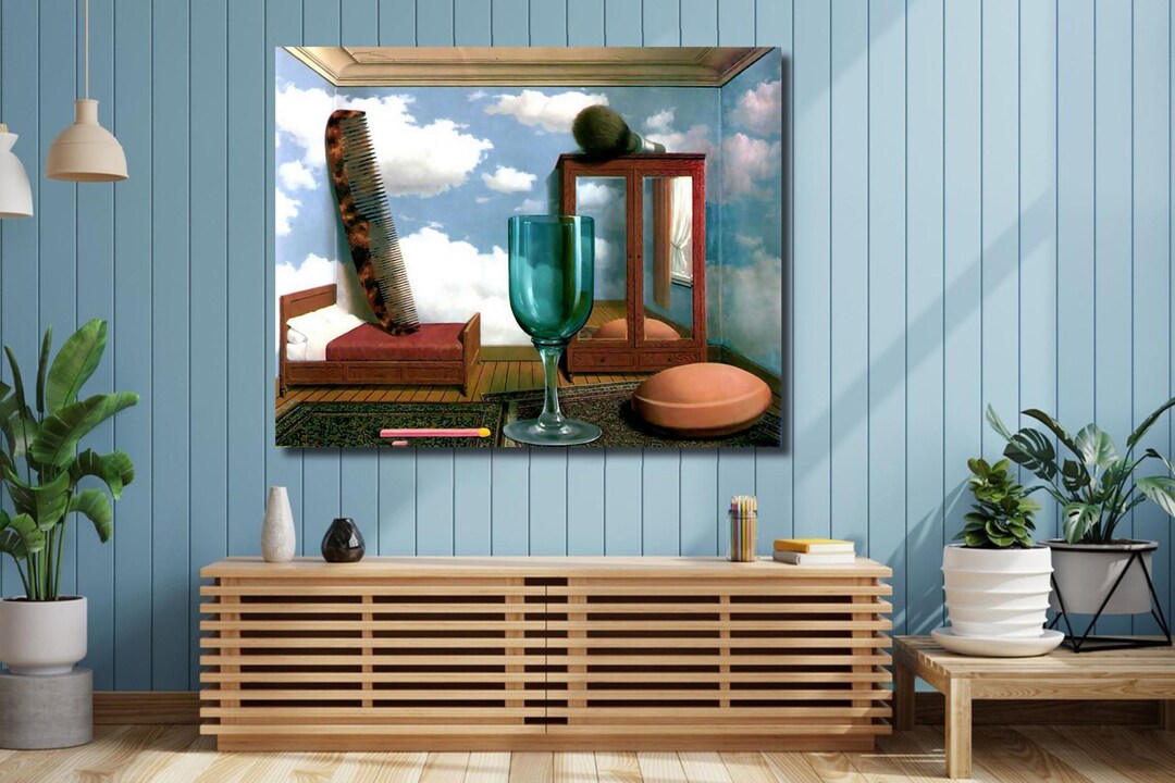 Rene Magritte Canvas Print: Modernist Wall Art, Ready to Hang - Etsy UK