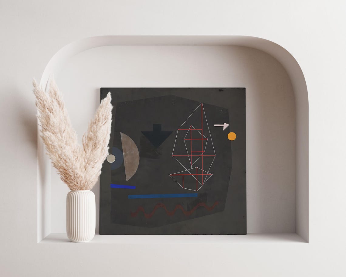 Paul Klee Canvas Print: Possibilities at Sea (1932) Square Wall Art - Etsy