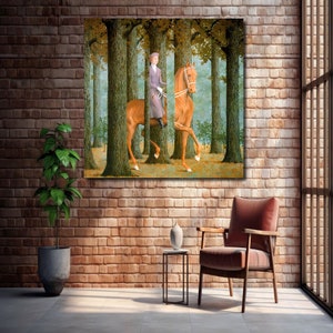 Rene Magritte, Reproduction Poster, Rene Magritte the Blank Signature ...