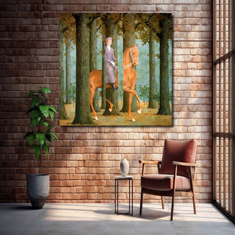 Rene Magritte, Reproduction Poster, Rene Magritte the Blank Signature ...