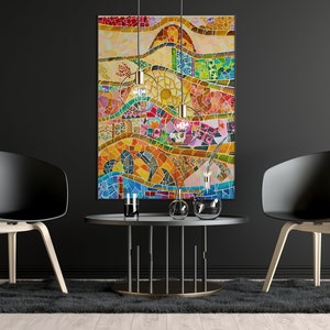 Gaudi,antoni Gaudí,mosaic Wall Decor,antoni Gaudí Art,antoni Decor ...