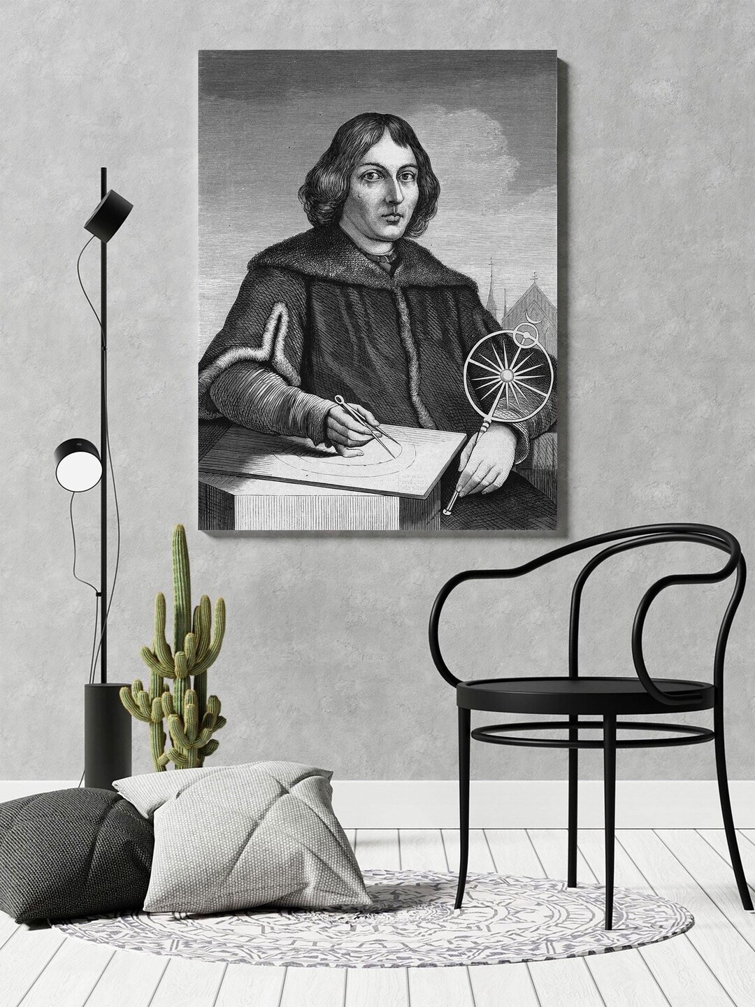 Nicolaus Copernicus Canvas Wall Art, Print/poster, Home Decor Art ...
