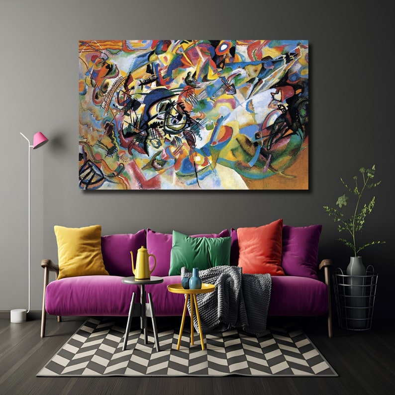 Wassily Kandinsky Composition VII Wall Art Print,kandinsky Reproduction ...