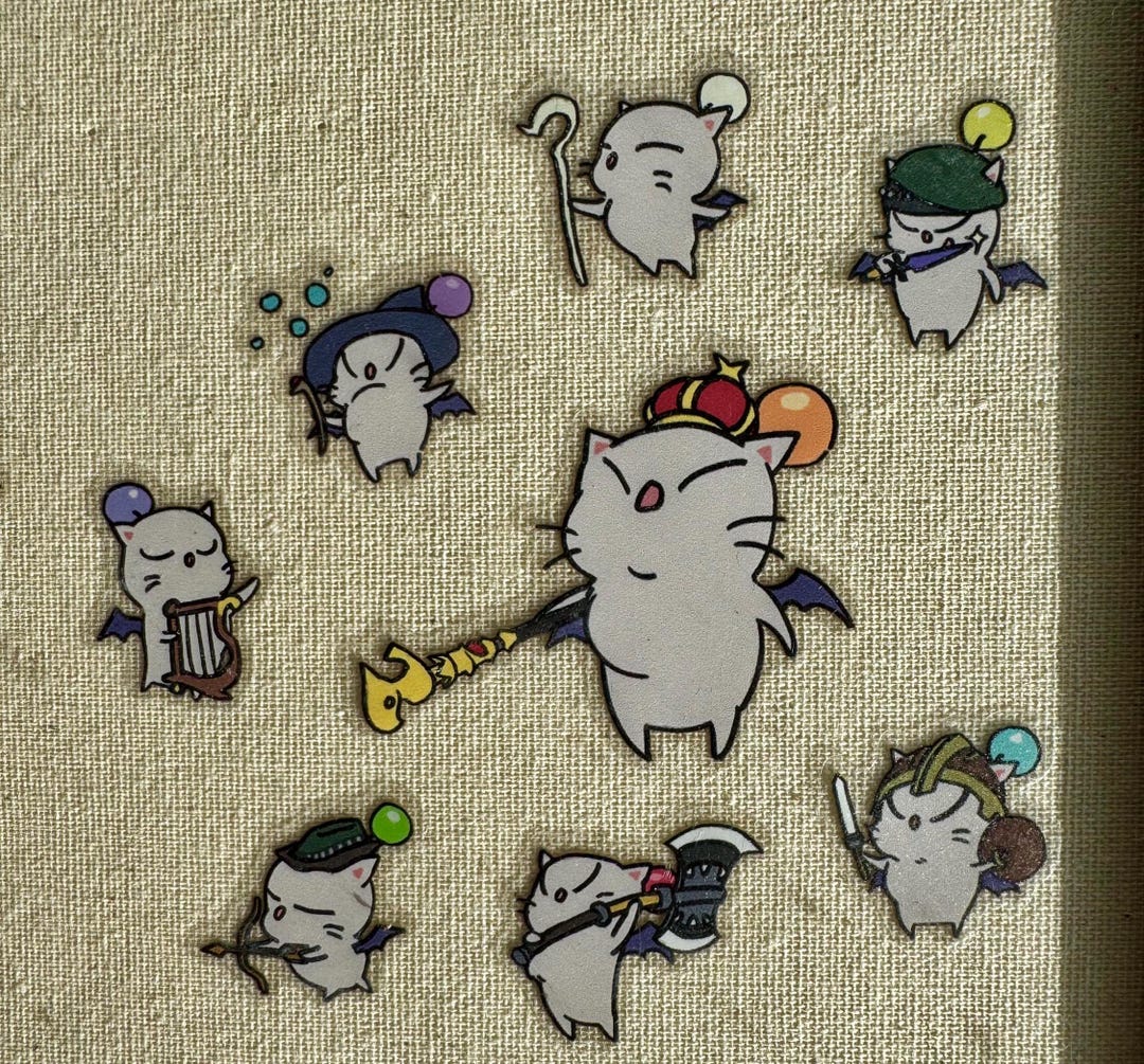 FFXIV Transparent Stickers - Etsy