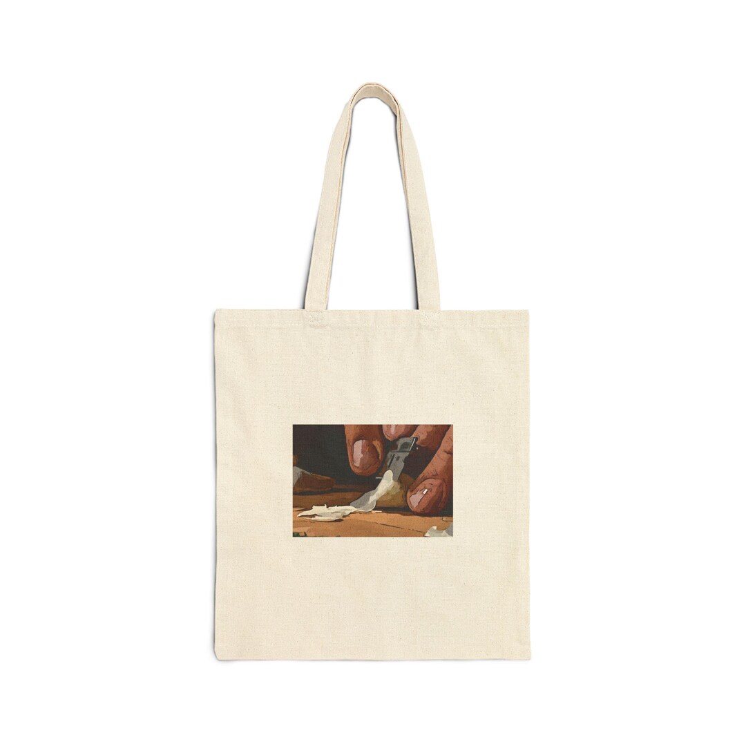 Cotton Canvas Tote Bag, Goodfellas Garlic Cutting Tote, Italian Mafia ...