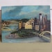 Pittsburgh Landscape Painting, Point State Park, Pennsylvania, 9" X 12 ...