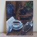 Morning Coffee and Newspaper Still Life Original Painting - Etsy