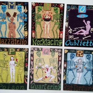 The Executioner's Alphabet Postcard Set. Abc's, Torture, Death, Macabre ...