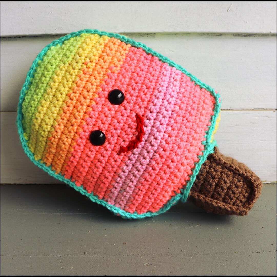 Popsicle Plush, Amigurumi, Crochet, Stuffed Toy, Plushie, Freeze Pop ...
