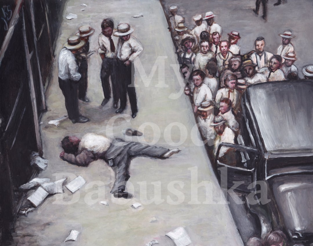 Wall Street 1929 Print: Stock Market Crash American History Art - Etsy