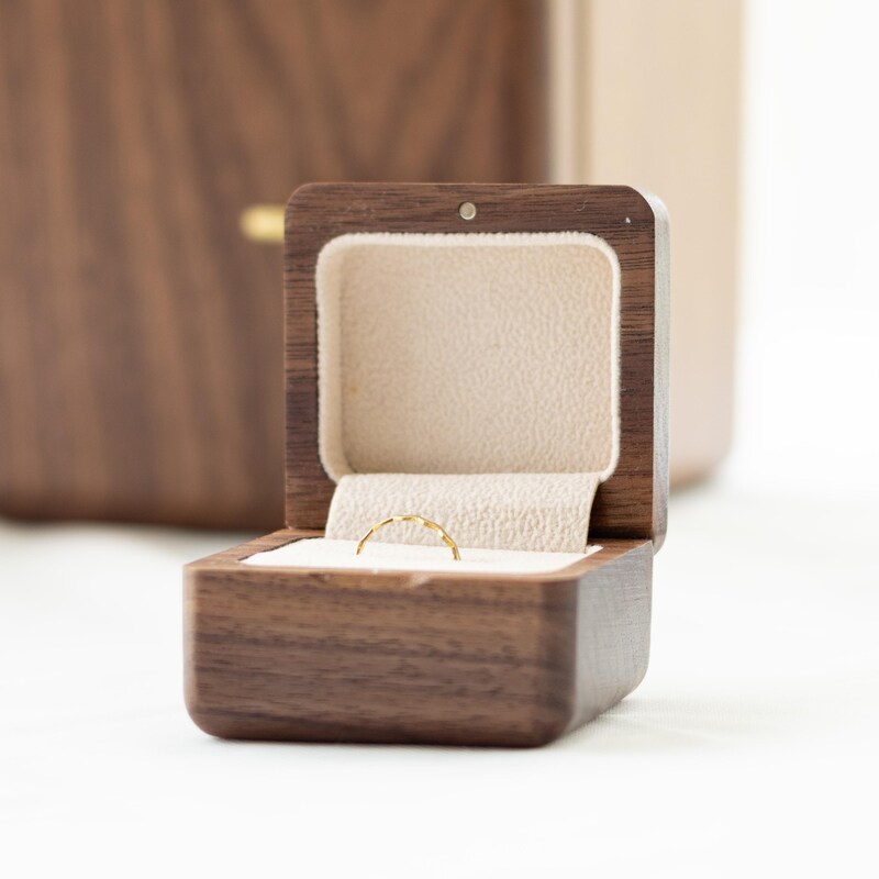 Custom Wood Ring Box - Etsy