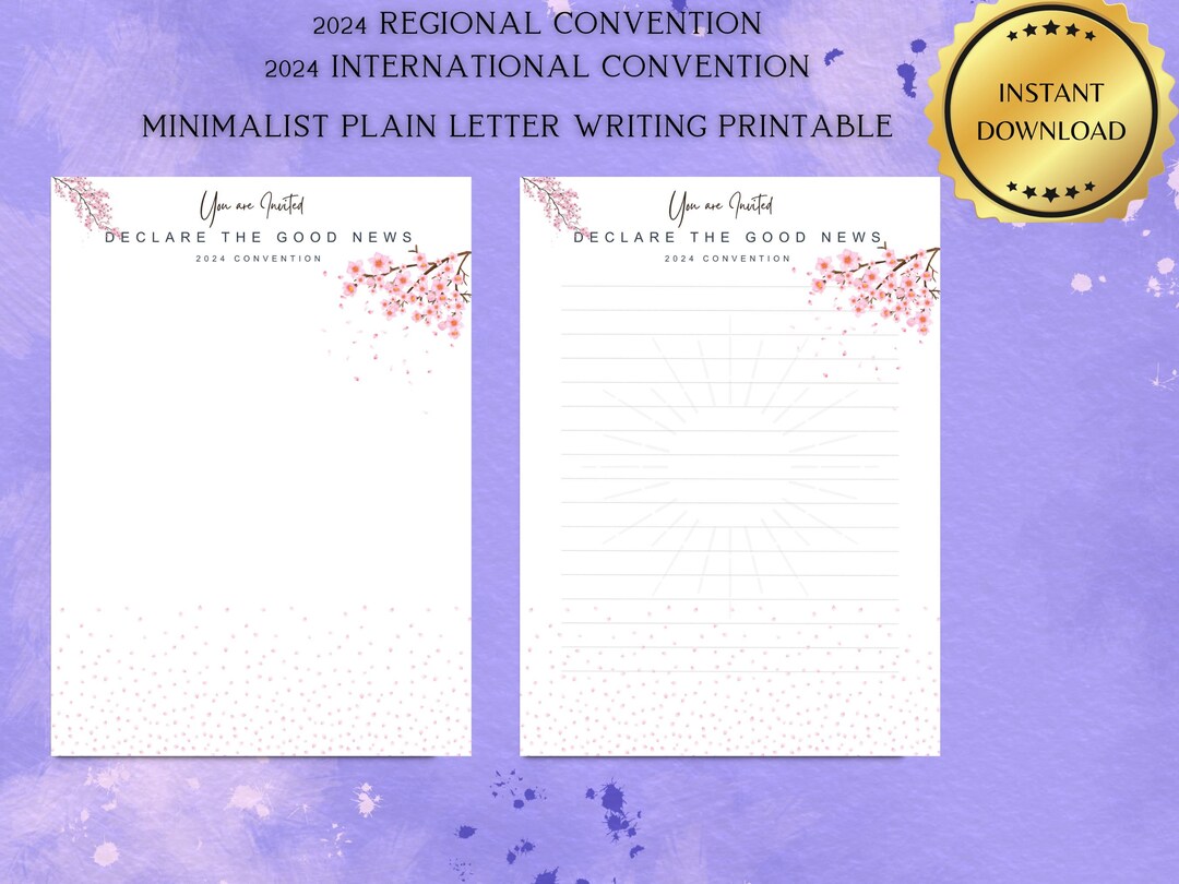 2024 Convention | Declare the Good News | Digital Pad - Etsy