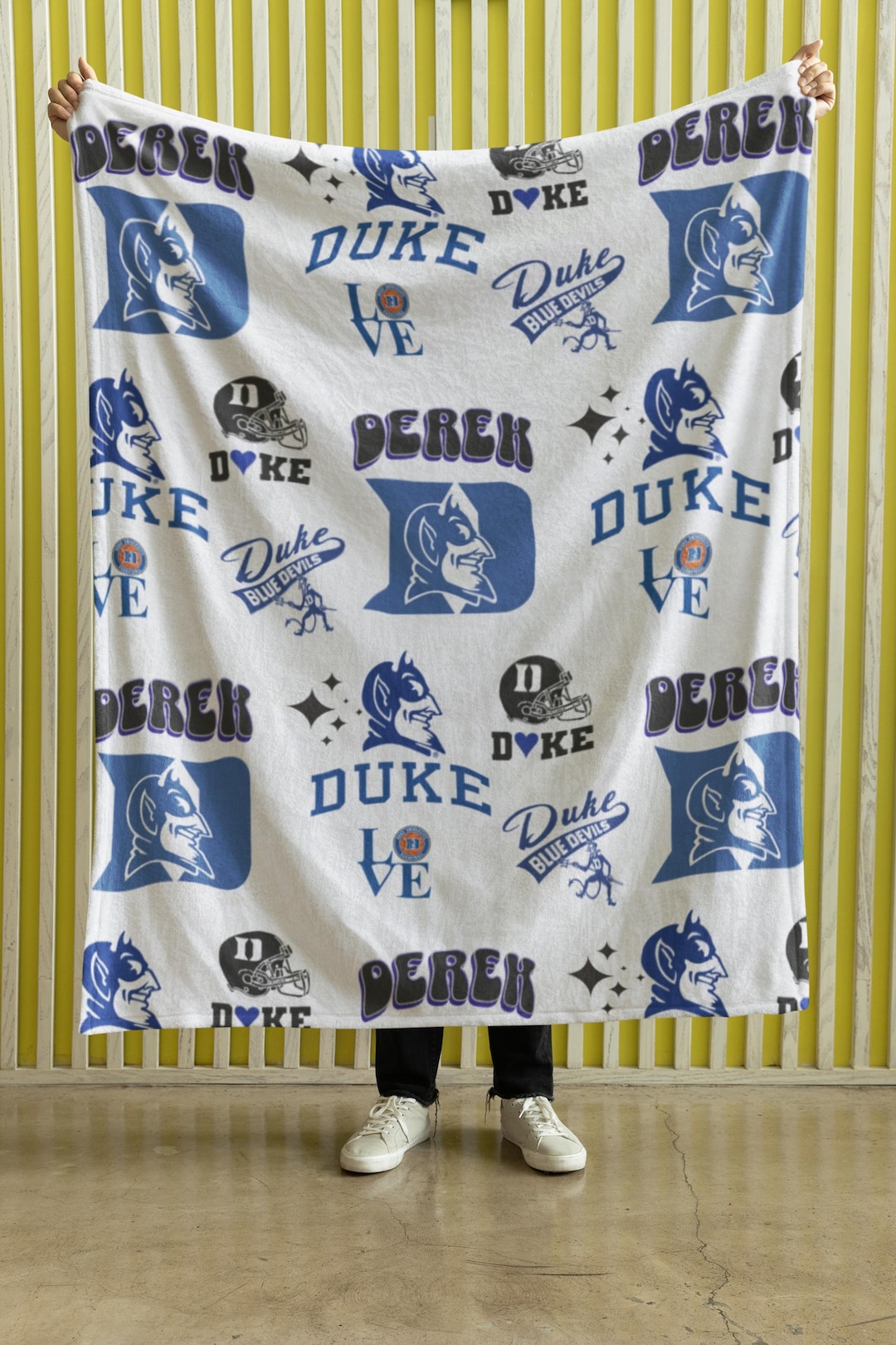 Duke Blue Devils Blanket, Duke Blue Devils Gifts, Duke Baby Gifts ...