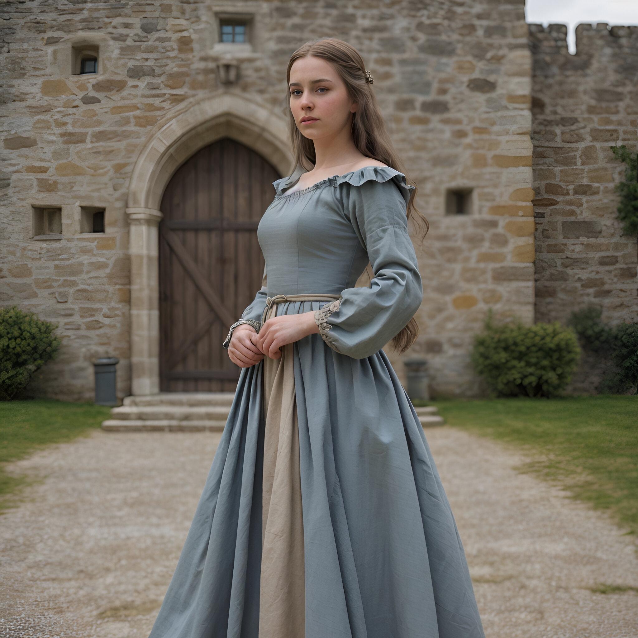 Noble Women Medieval Maiden Dress Classic Renaissance Costume Stylish ...