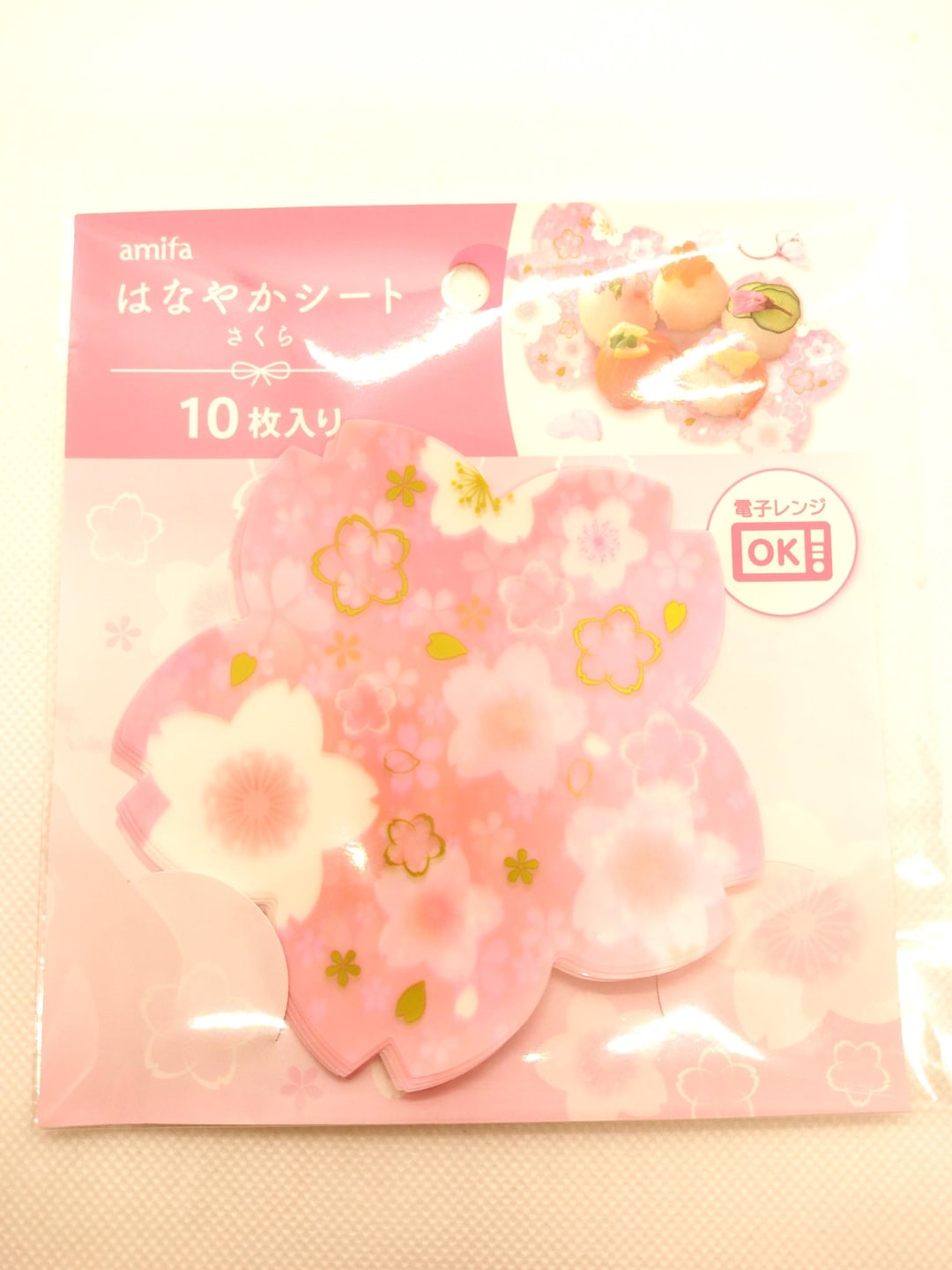 Sakura Food Sheet Obento Sheet Cute Lunch Box Sakura Pattern ...