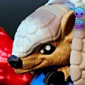 Armadillo - BOXSKULL3D. STL File for 3D Printing, Articulated Figure ...