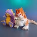 Catzilla-boxskull3d. STL File for 3D Printing, Articulated Figure, Cute ...