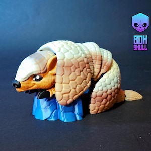 Armadillo - BOXSKULL3D. STL File for 3D Printing, Articulated Figure ...