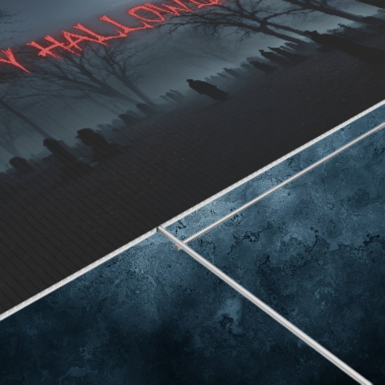 Creepy Cemetery Halloween Yard Sign Haunted House Outdoor Decoration ...