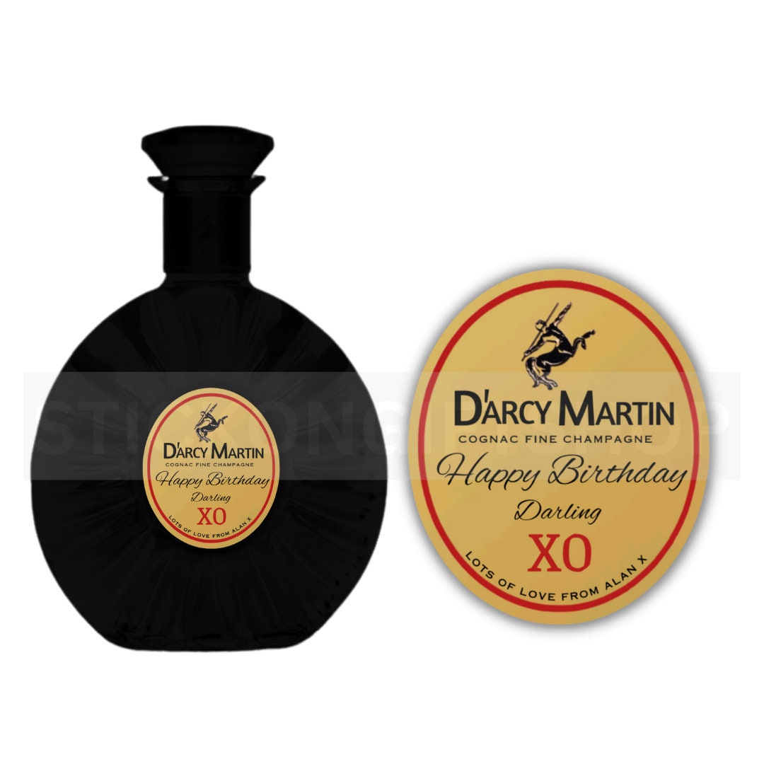 Custom Personalised Brandy Bottle Label - Bulk Buy Wedding Party ...