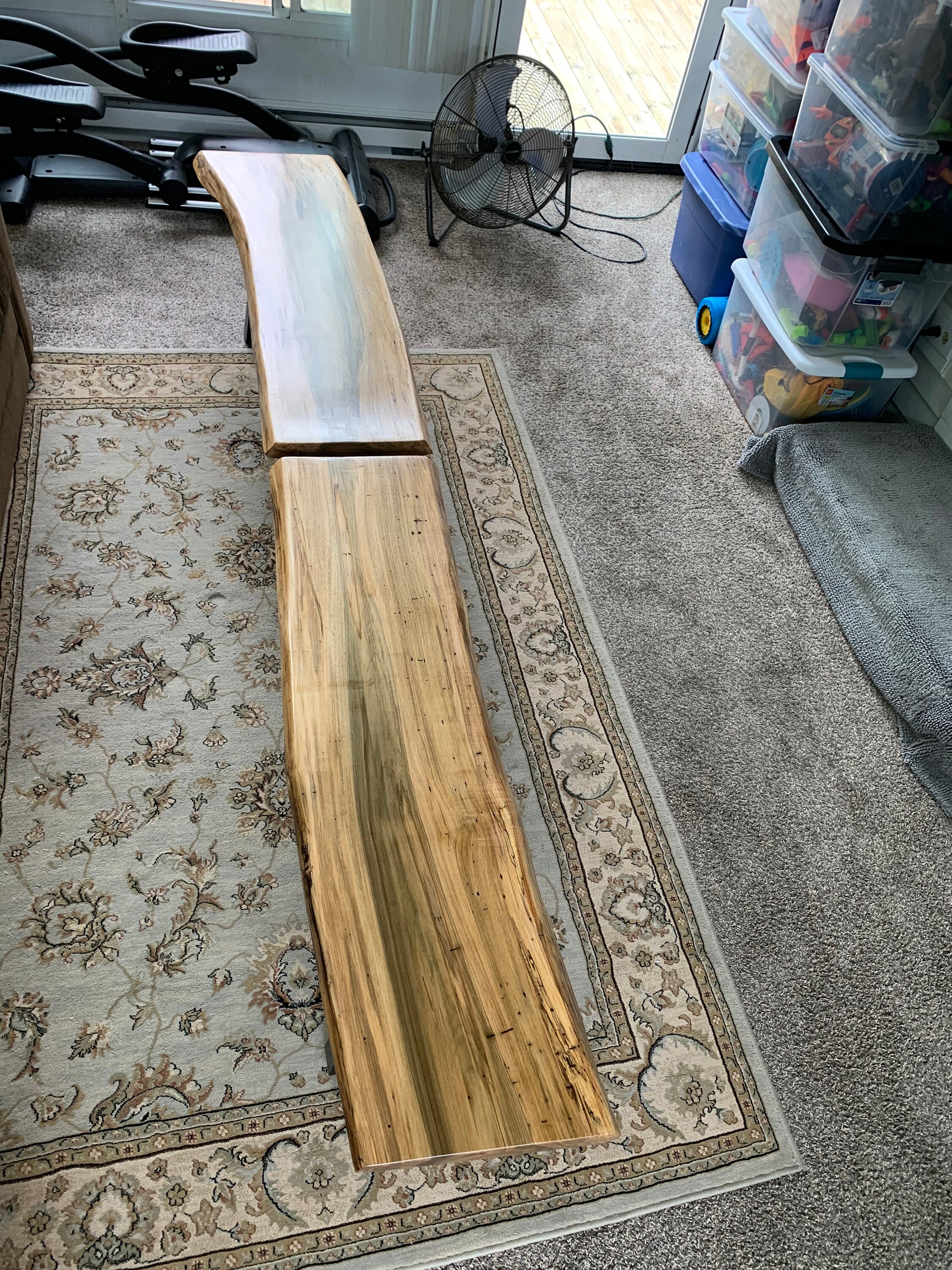 Spalted Maple Live Edge Benches - Etsy