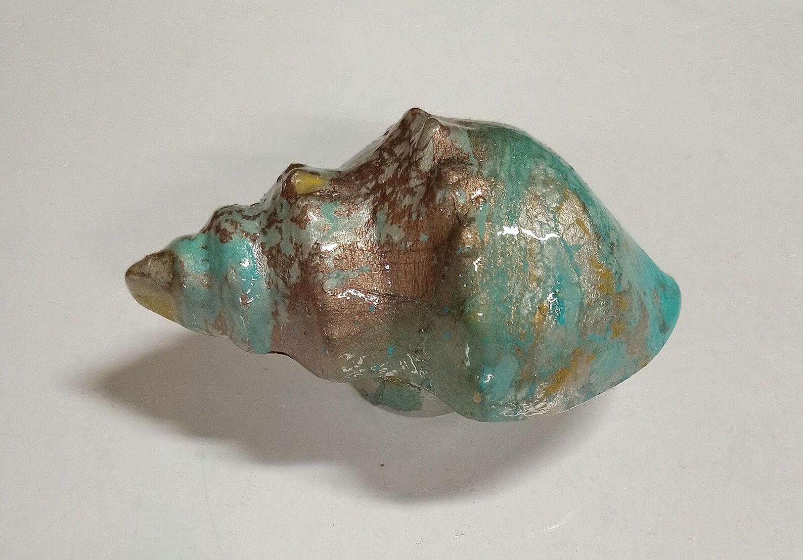 Handmade Hand Cast Conch Shell Drawer Pull Knob Custom Painted Pair - Etsy