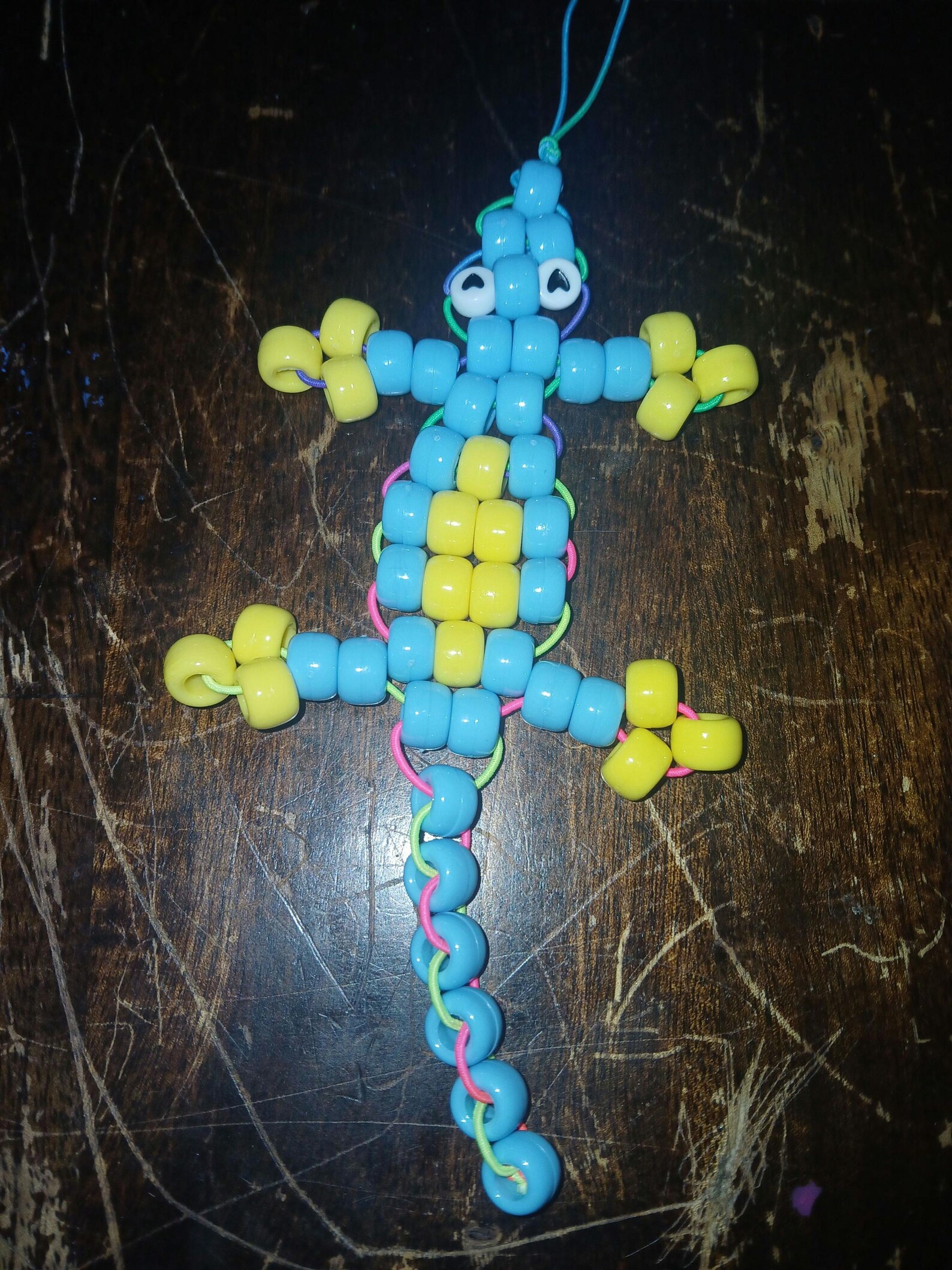 Kandi Pony Bead Lizard MADE OPON REQUEST Any Color - Etsy