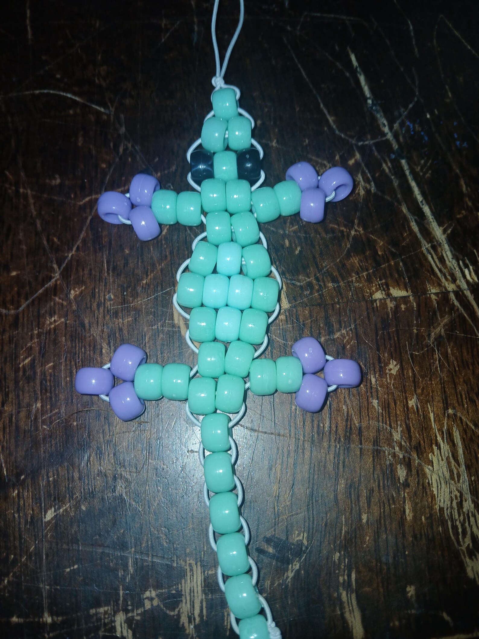 Kandi Pony Bead Lizard MADE OPON REQUEST Any Color - Etsy