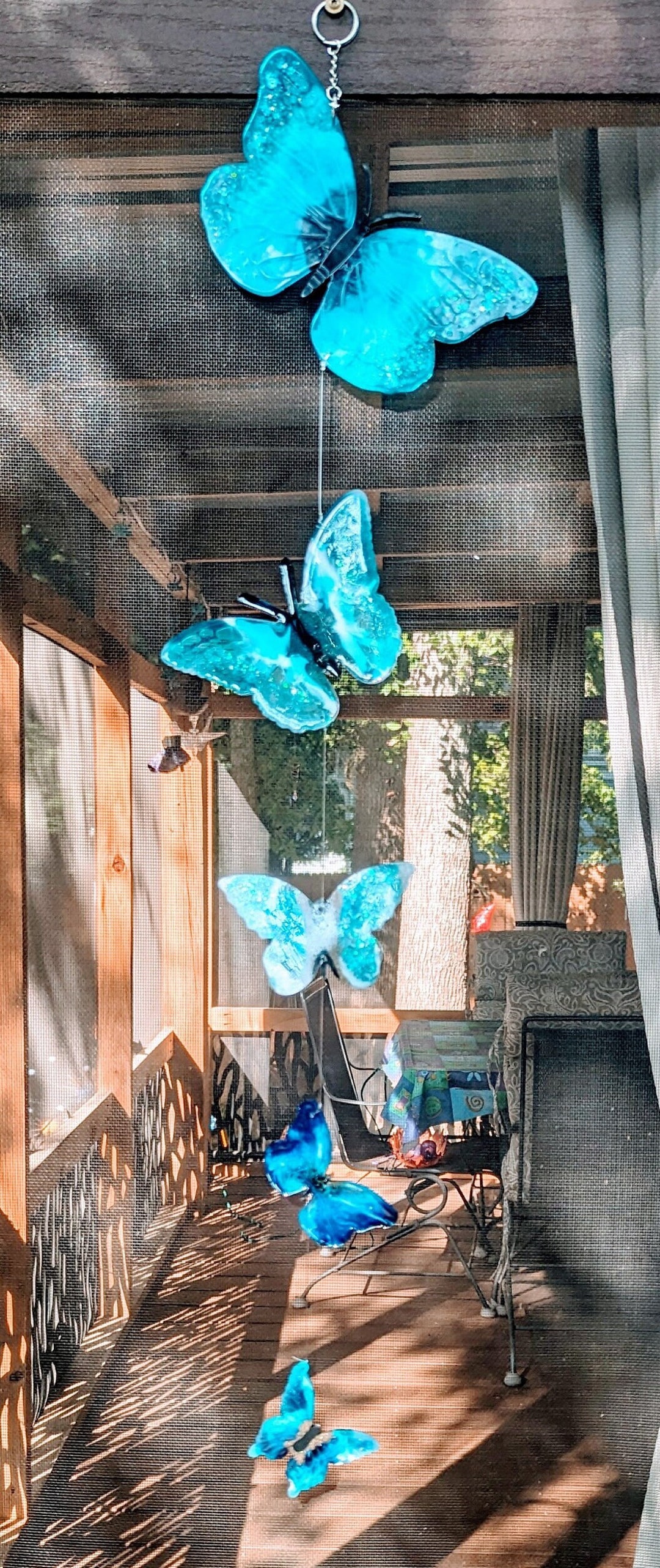 Hanging Butterflies, Butterfly Garden Art, Nursery Decor, Gifts for Mom ...