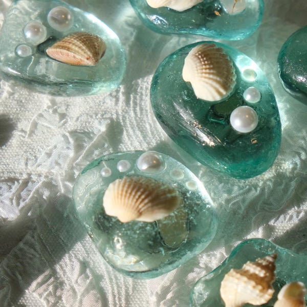 Sea Glass Magnets - Etsy