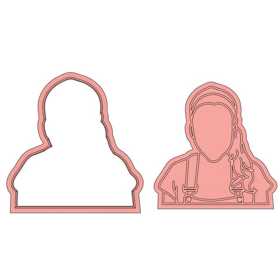 Miss Rachel Cookie Cutter and Stamp Set - Etsy Australia