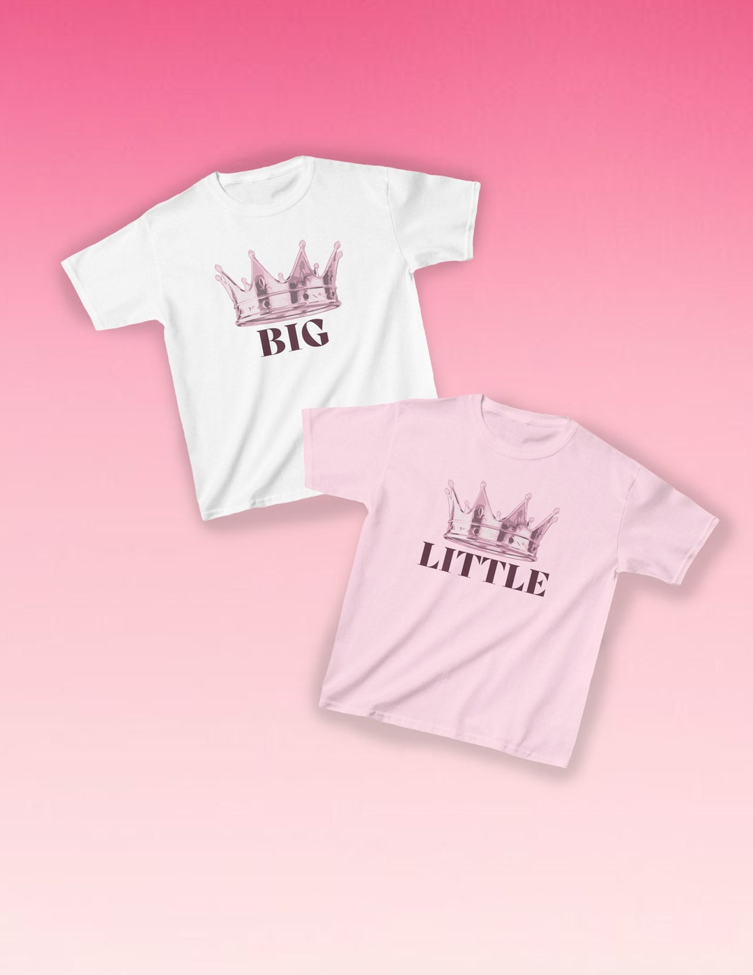 Tiara Big Little Shirts Reveal , Princess Baby Tee , Big Lil Shirts ...