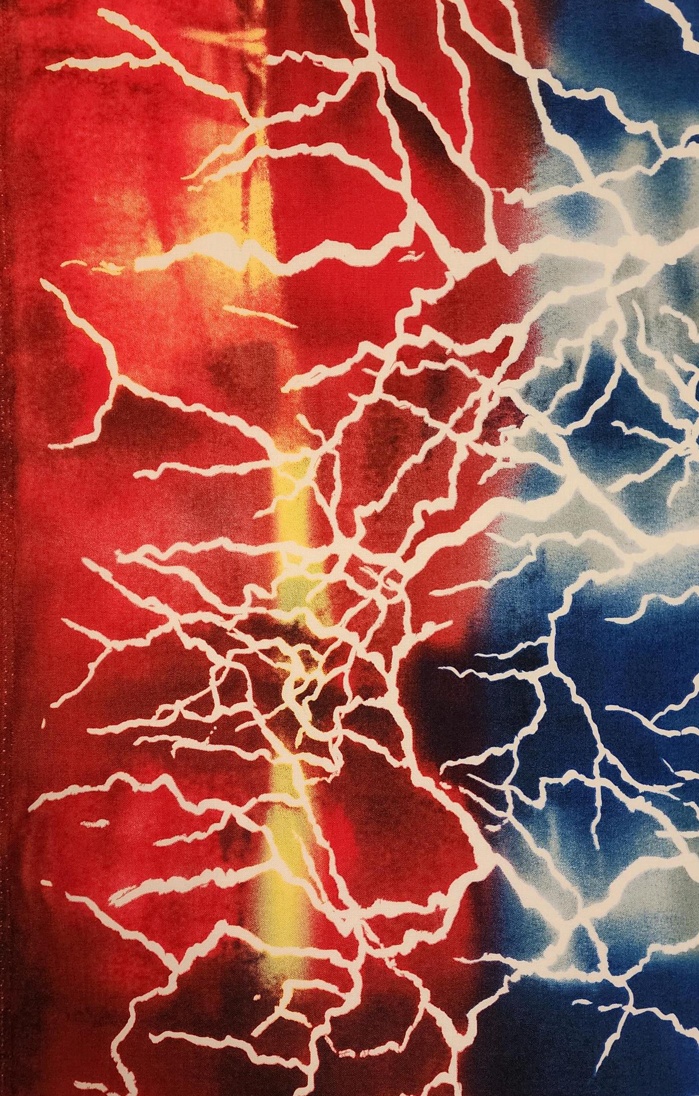 Skylights Lightning Fabric Panel by Frond Design Studios - Etsy