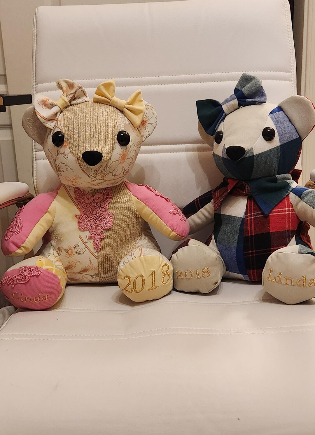 Handcrafted Memory Teddy Bear Made From Cherished Clothes - Etsy