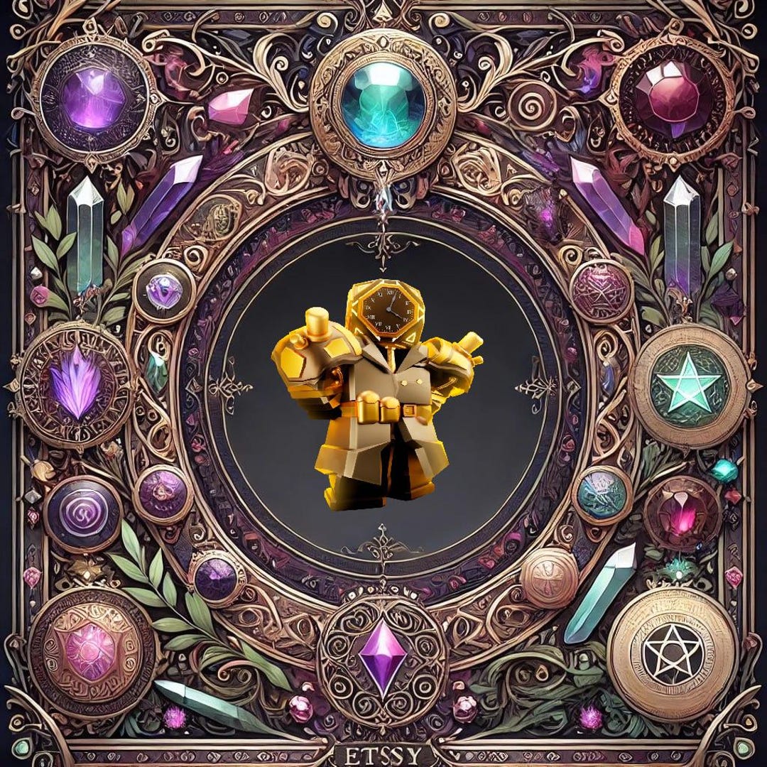 Golden Future Large Clockman Toilet Tower Defense / TTD Roblox - Etsy