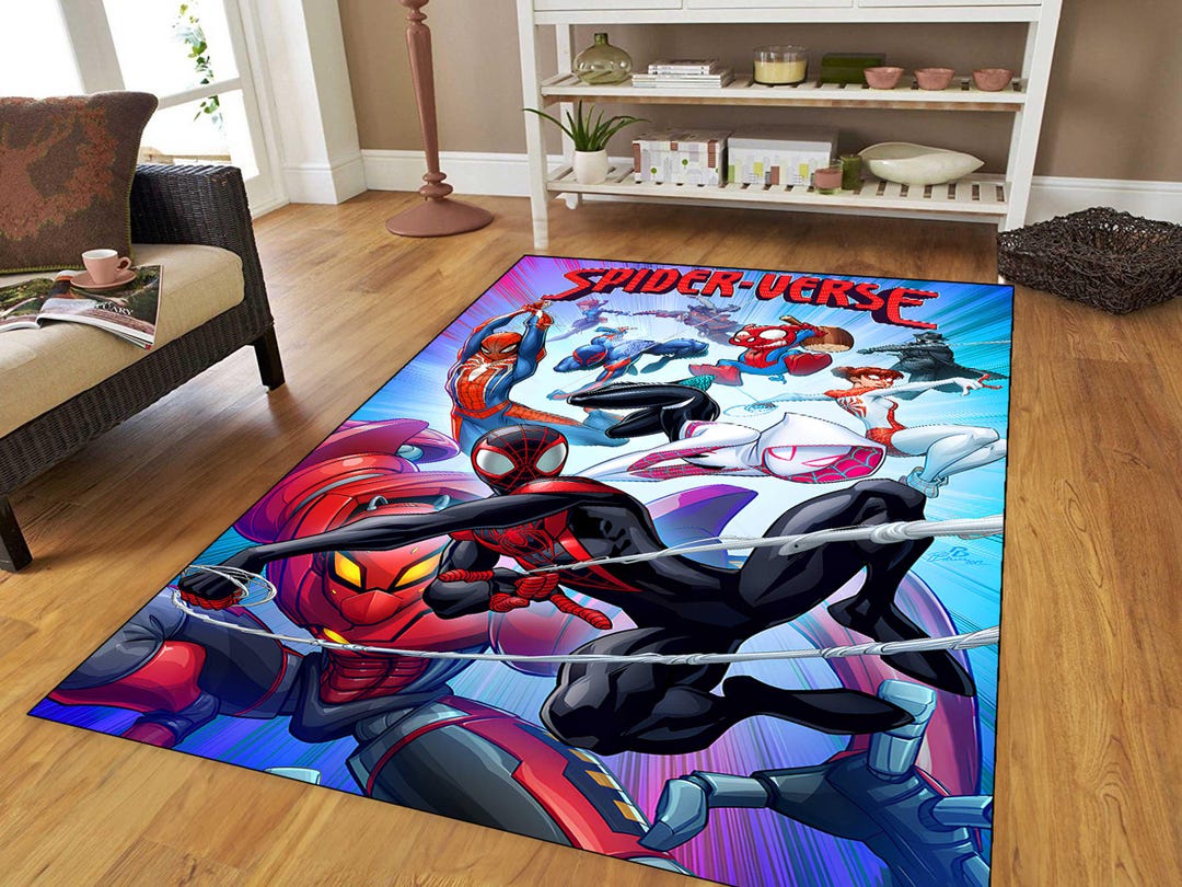 Spider-verse Rug, Spider Rug, Superhero Rug, Legends Rug,kids Room ...