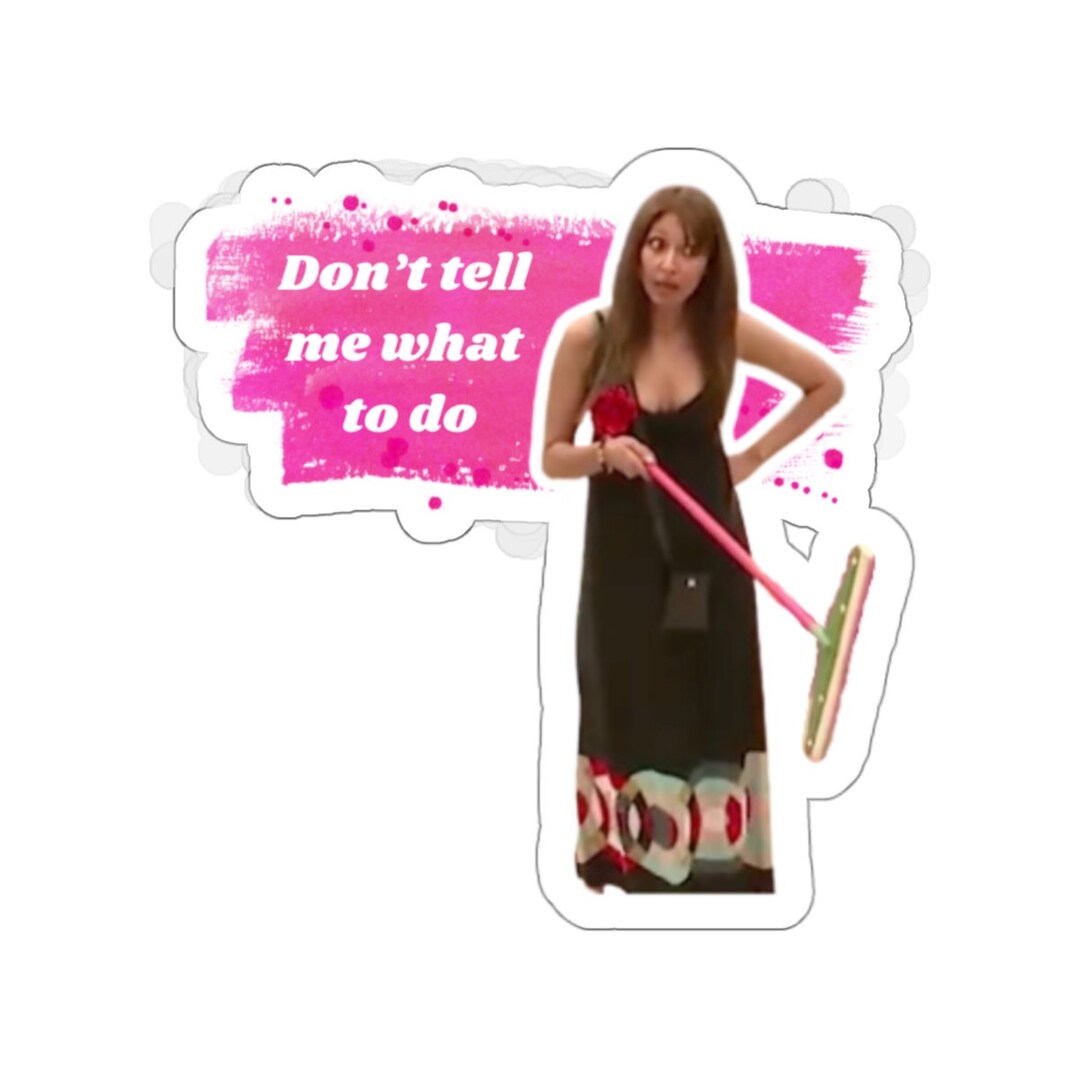 Big Boss Sticker Viral Pooja Meme, Don't Tell Me What to Do, Funny ...