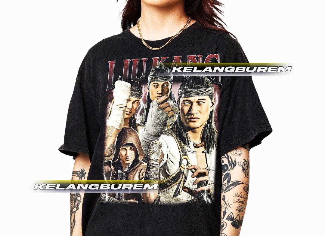 Liu Kang Mortal Kombat T-shirt, Gamer Gift, Video Game Shirt, Retro ...