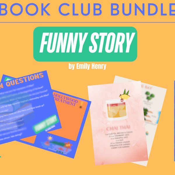 Funny Story Book Club - Etsy