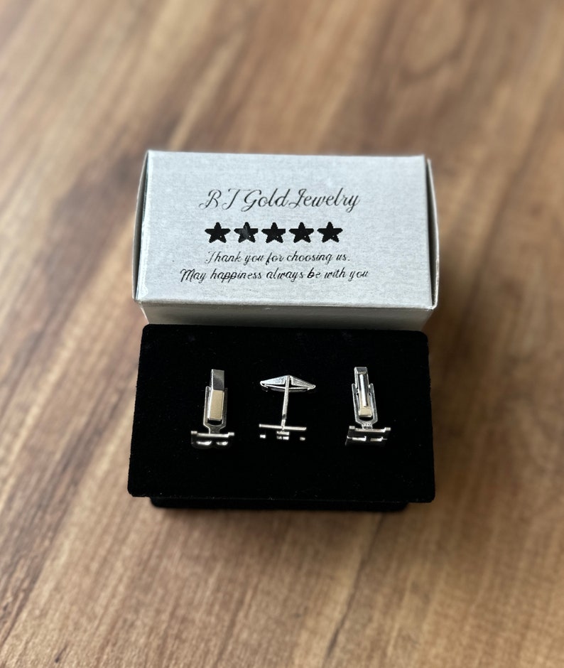 Groomsmen Gifts, Engraved Box Optional, Personalized Cufflinks for Men ...
