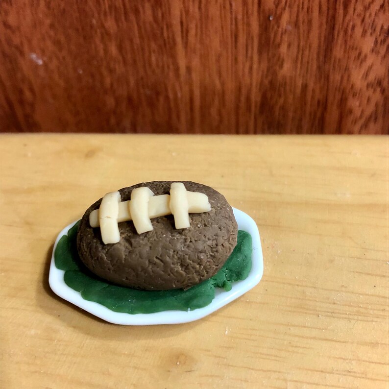 Dollhouse Miniature Football Meatloaf - Etsy