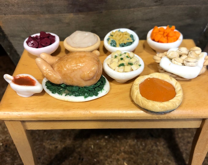 Miniature Thanksgiving Dinner - Etsy