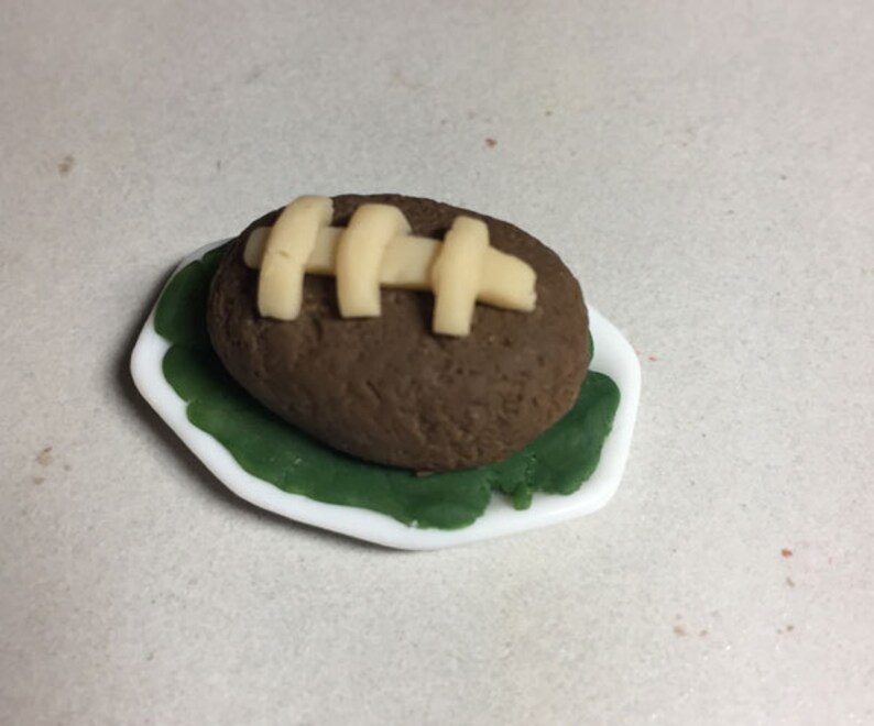 Dollhouse Miniature Football Meatloaf - Etsy