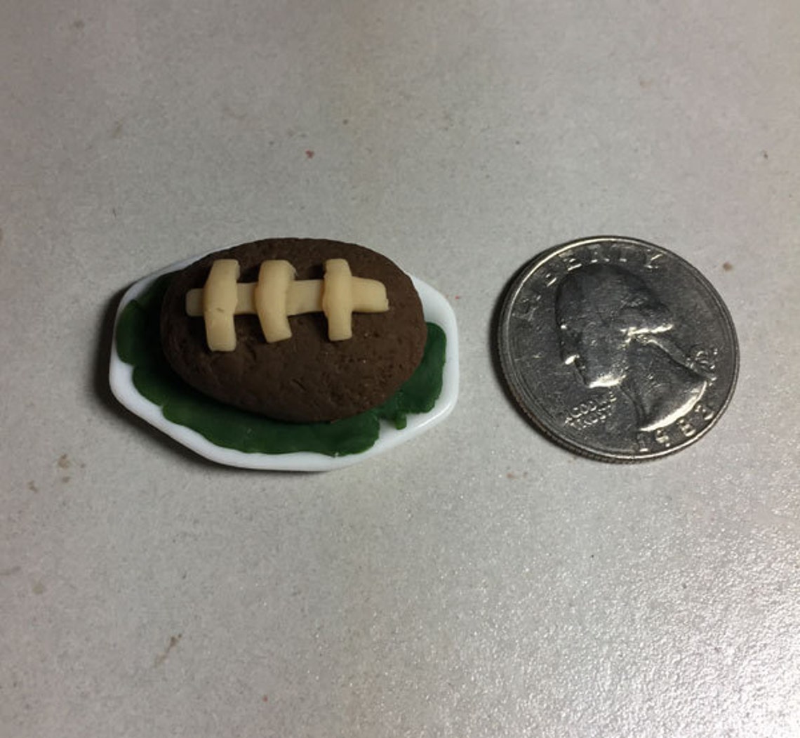 Dollhouse Miniature Football Meatloaf - Etsy