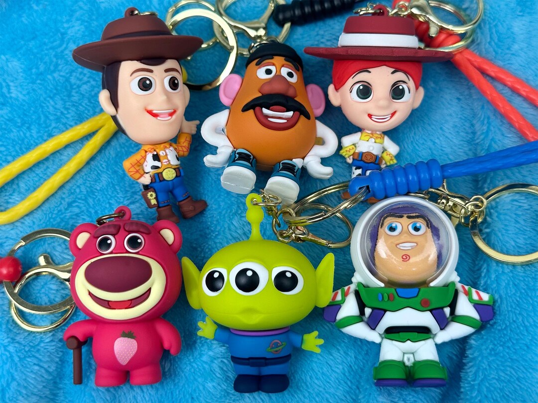 Toy Story Keychain Cartoon Character Keychain Toy Story Collection ...