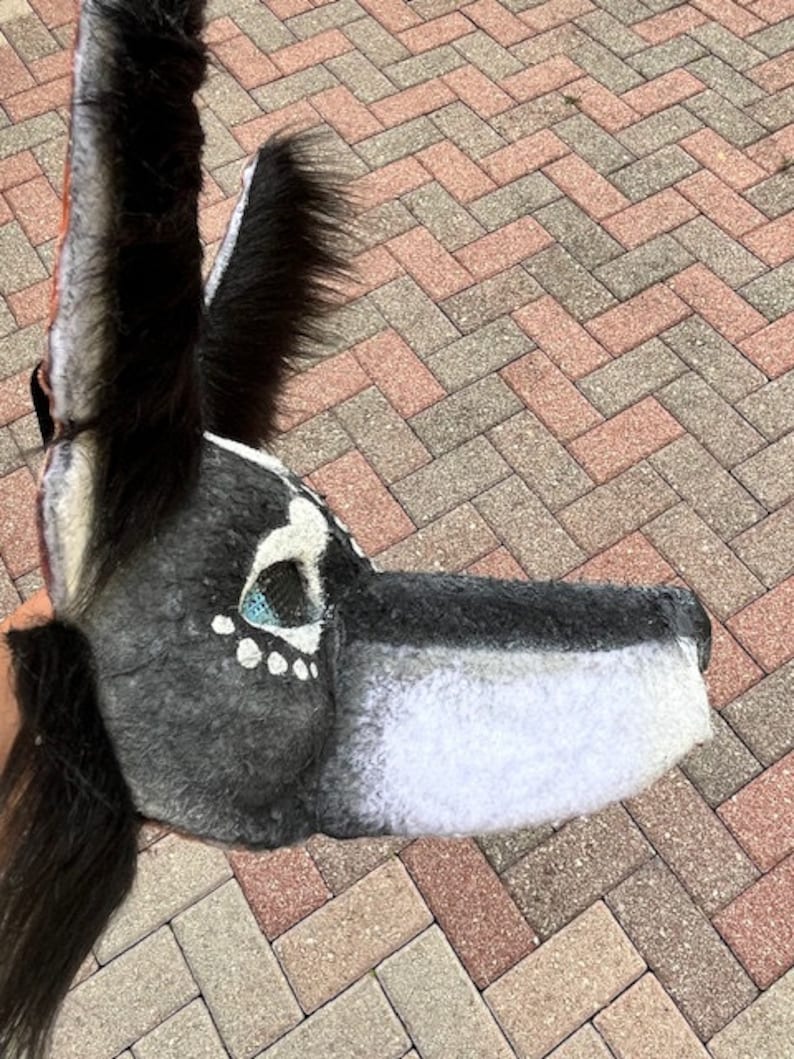 Handmade Therian Wolf Mask - Etsy
